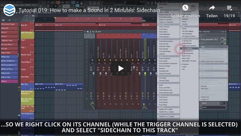 019: Sidechain Compression in modern Music Production | Tutorials ...