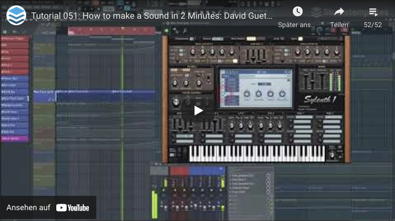 051: David Guetta Style Bigroom EDM Main Pluck Synthesizer | Tutorials ...