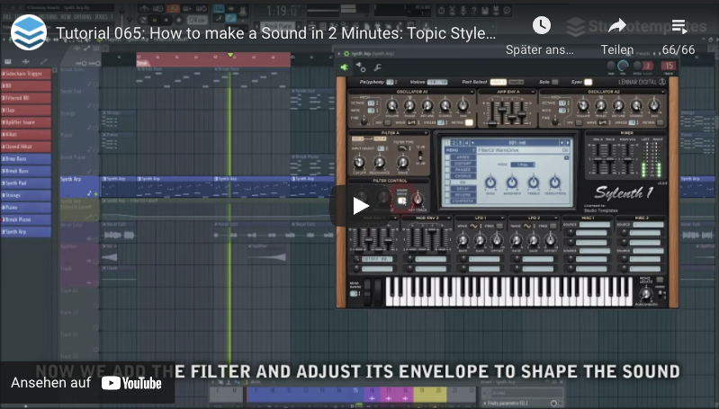 065: Topic Style Dance Synth Arp Synthesizer | Tutorials | Studiotemplates